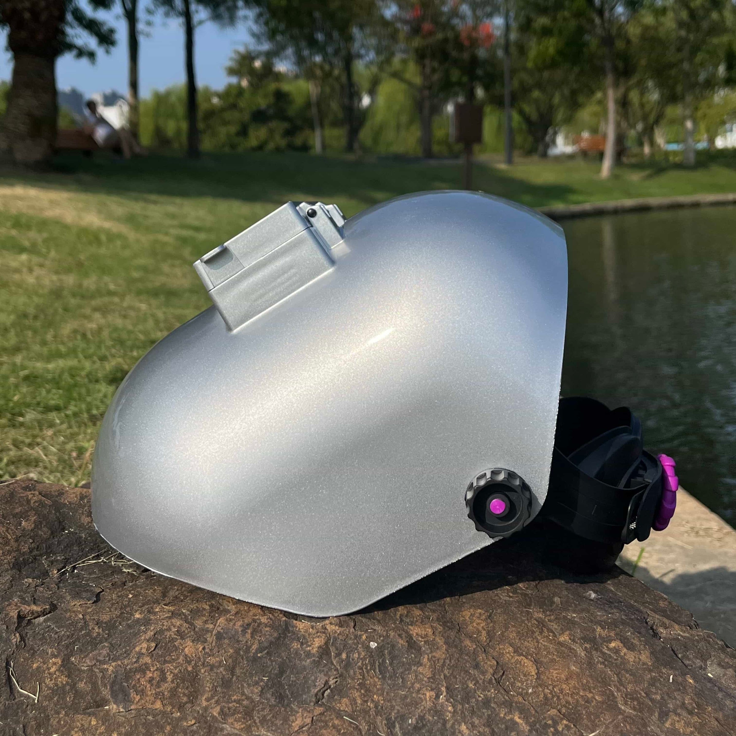 Chopped Fiberglass Sugar Scoop Welding Helmet, MEDIUM CUT Top and Bott