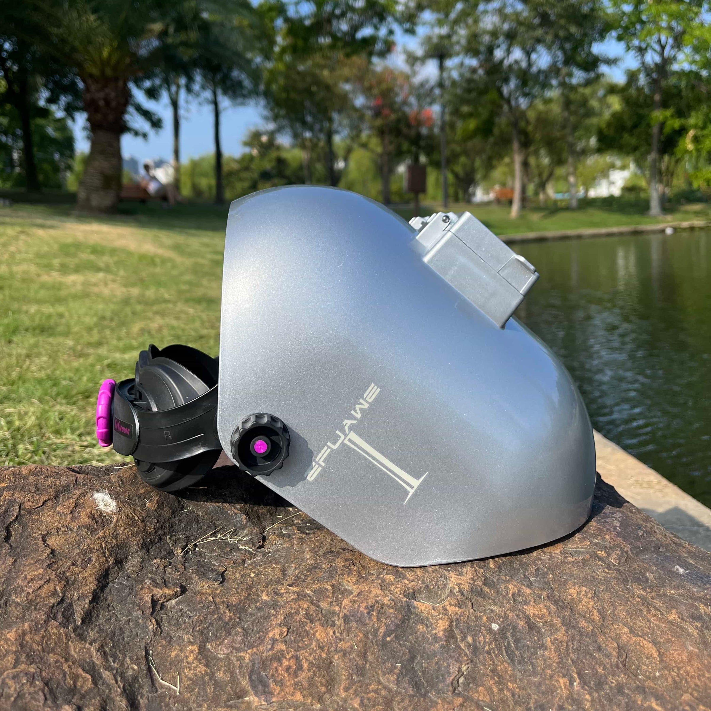 Chopped Fiberglass Sugar Scoop Welding Helmet, MEDIUM CUT Top and Bott